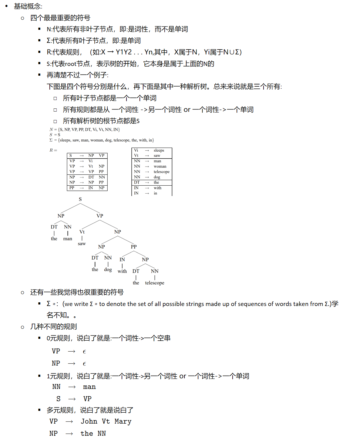 CFG与PCFGs算法详解_cfg算法-CSDN博客