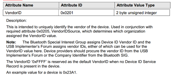 蓝牙DID协议讲解 Bluetooth Device ID_蓝牙did是什么-CSDN博客