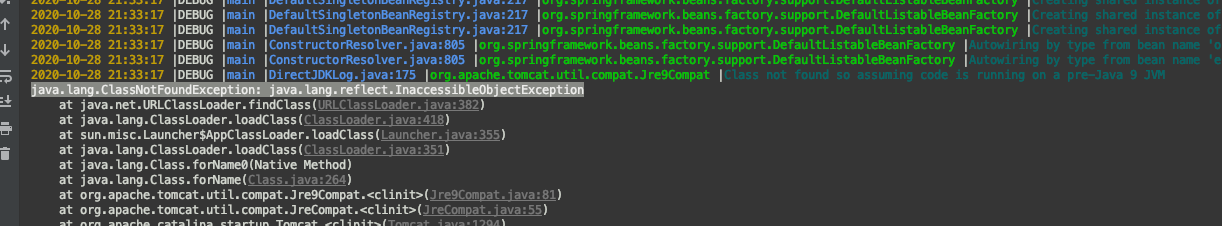 java.lang.ClassNotFoundException: java.lang.reflect.InaccessibleObjectException-CSDN博客