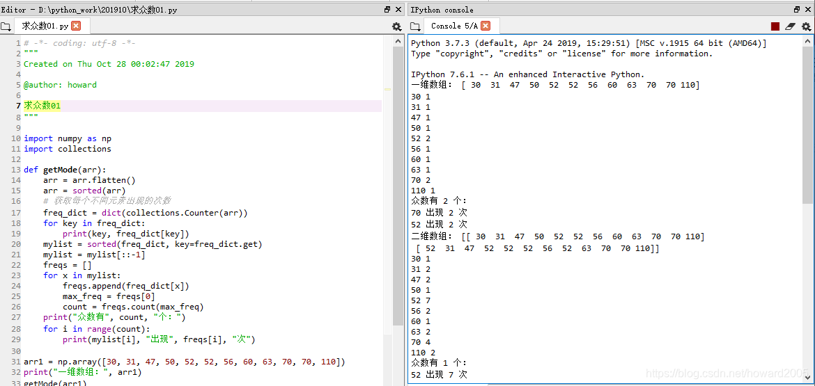 Python学习笔记:求一组数据的众数众数英文 Python Csdn博客