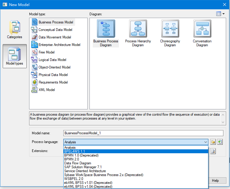 PowerDesigner基本使用 - 创建业务处理模型BPM_powerdesigner画bpm图-CSDN博客