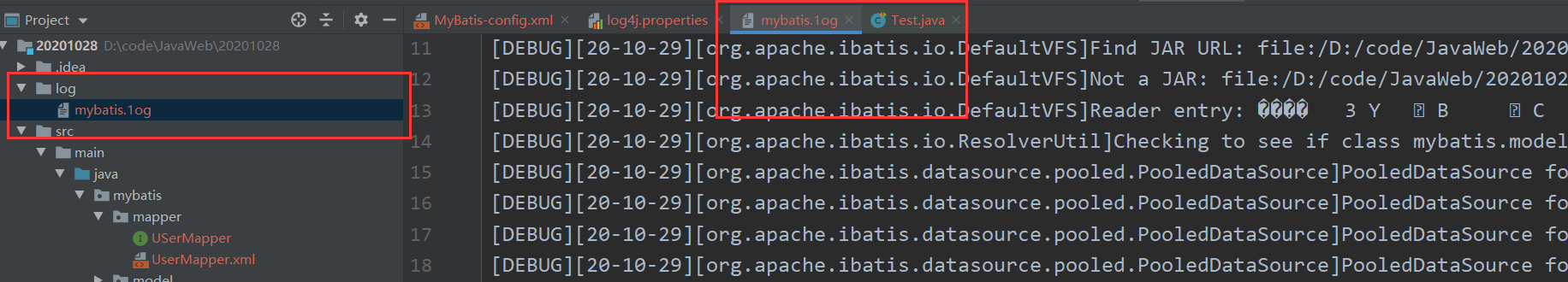 MyBatis~日志工厂logImpl中: STDOUT_LOGGING和LOG4J的使用-CSDN博客