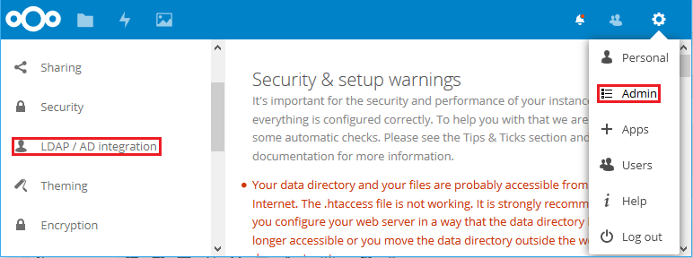 Nextcloud集成Active Directory（AD）LDAP用户身份验证_nextcloud ad域-CSDN博客