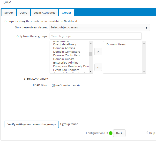 Nextcloud集成Active Directory（AD）LDAP用户身份验证_nextcloud ad域-CSDN博客