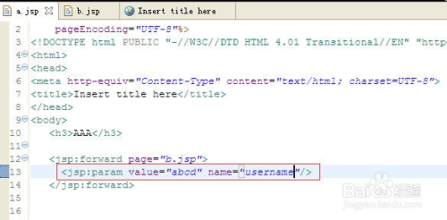 jsp页面跳转标签 forward标签详解＜jsp:forward page=“b.jsp“＞＜/jsp:forward＞_