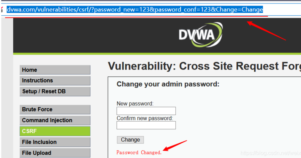 DVWA-CSRF全通关（图文详解+源码解析）_dvwacsrf-CSDN博客
