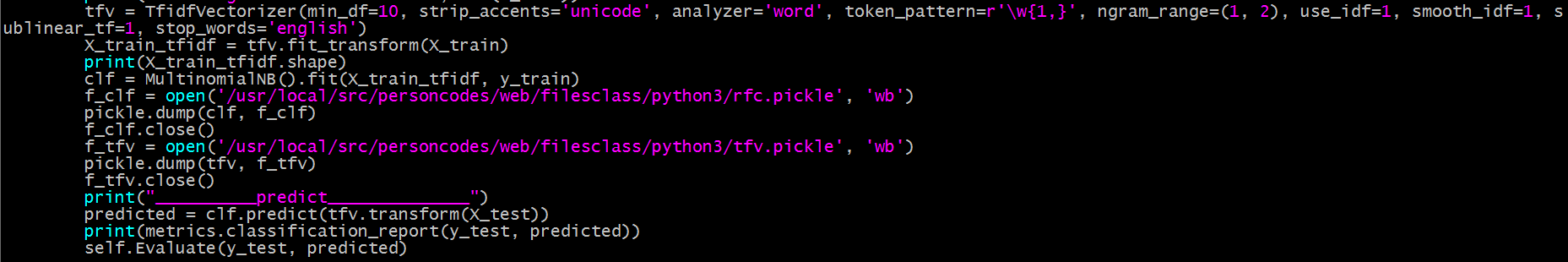 调用sklearn的NB模型来实现文章分类_multinomialnb模型训练和保存-CSDN博客