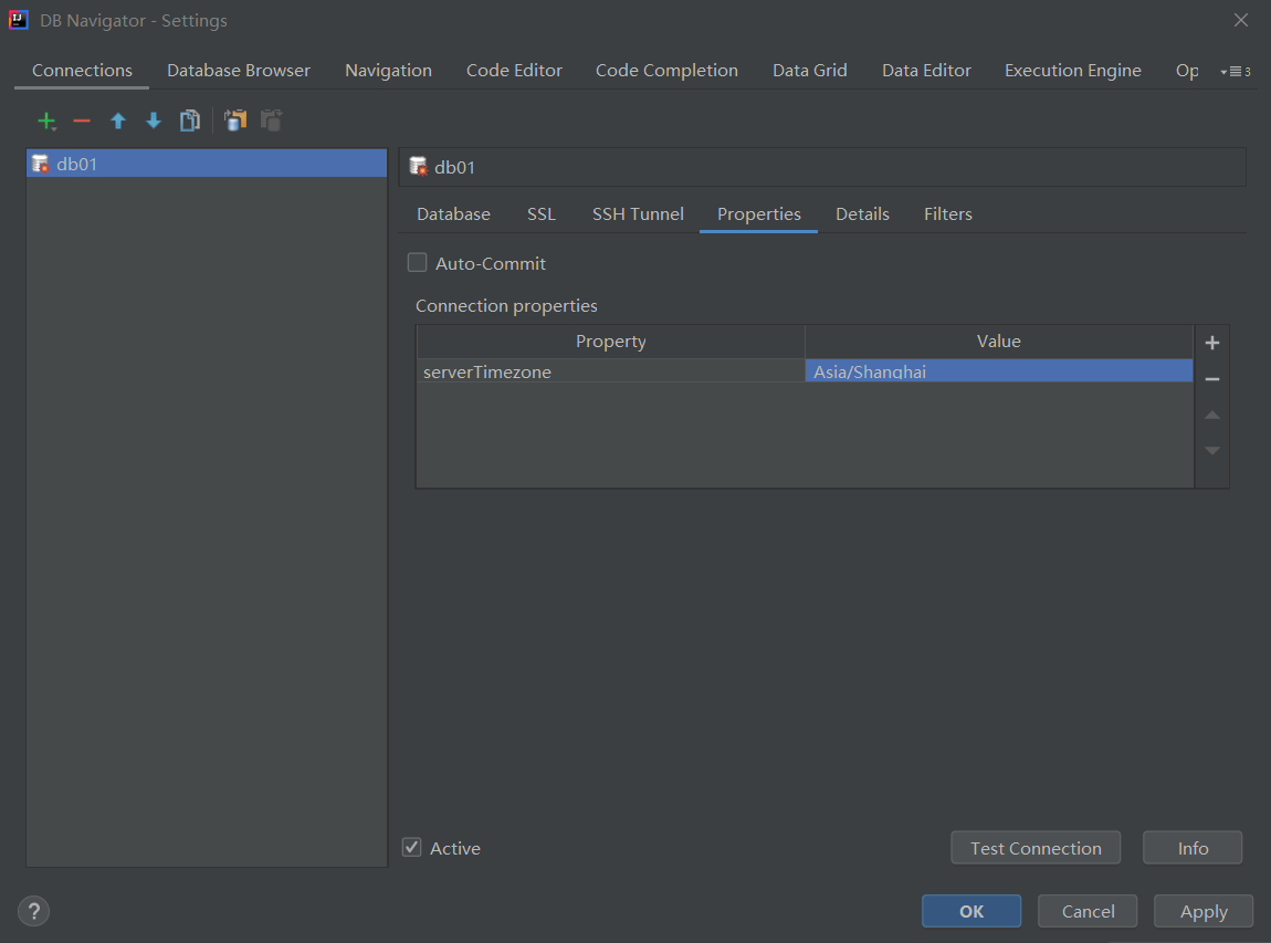 IDEA（社区版）数据库插件 DB Navigator 之安装与连接数据库（修改时区）_idea db navigator-CSDN博客