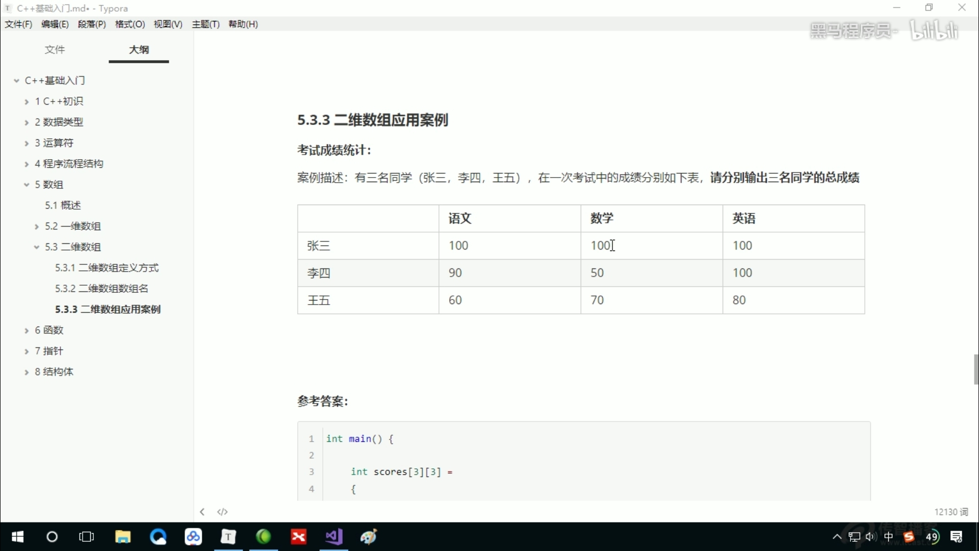 【c 】黑马程序员《c 从入门到精通》 黑马程序员c 讲义 Csdn博客
