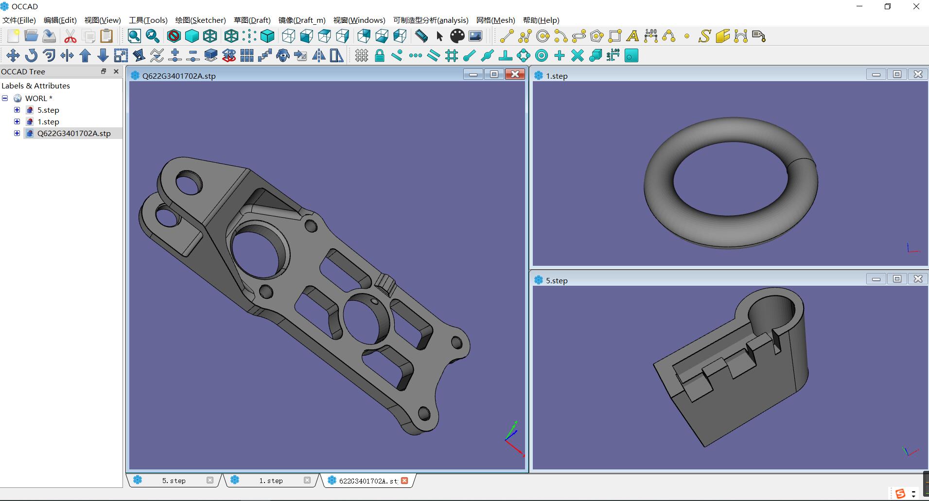 初探OSG+OpenCascade（简称：OCC）在QT上的实践之尝试集成Netgen6.2网格划分程序_netgen occ-CSDN博客
