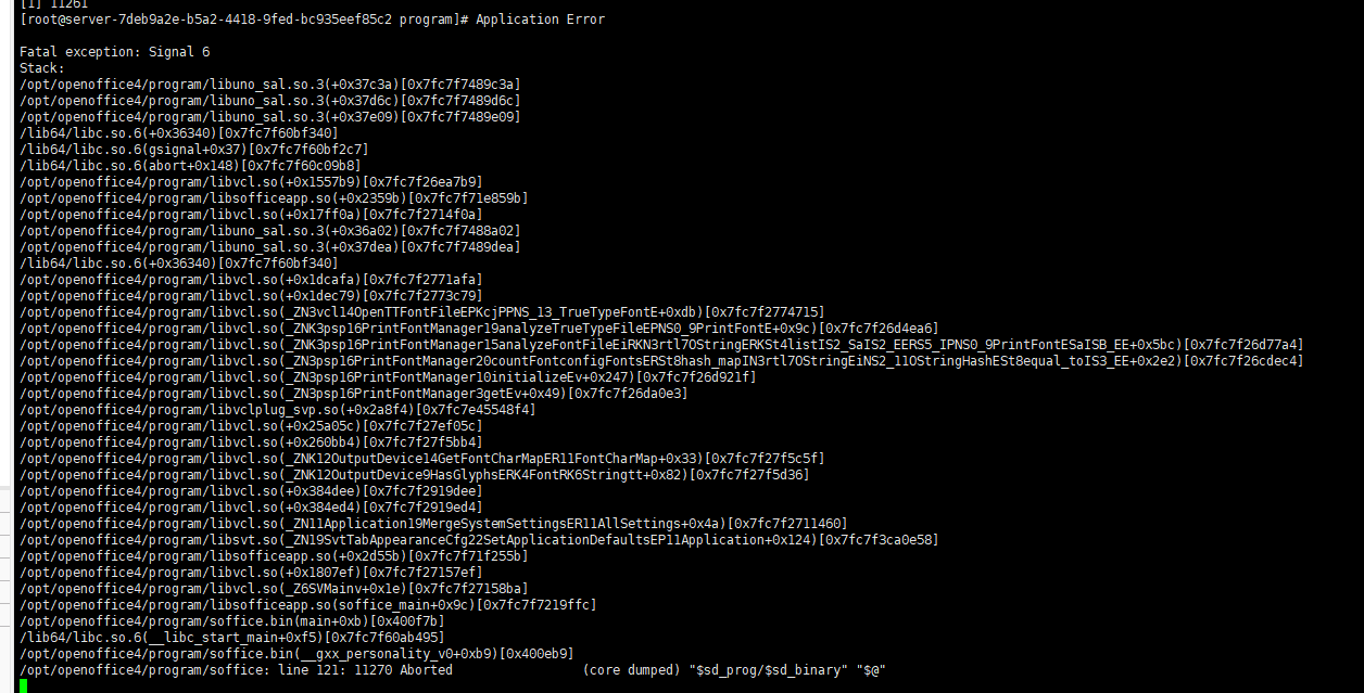 修改abrt-hook-ccpp配置，解决core dump文件不不生成的问题(同时分析openoffice core dump，解决openoffice崩溃问题)_dumping core ...