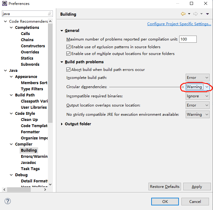 A cycle was detected in the build path of project 问题解决方法_a cycle was detected in build-CSDN博客