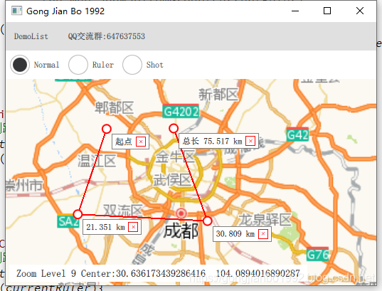 QML Map中测距——QtLocation轻量级地图应用学习_qml中map组件对应的实际距离的大小-CSDN博客