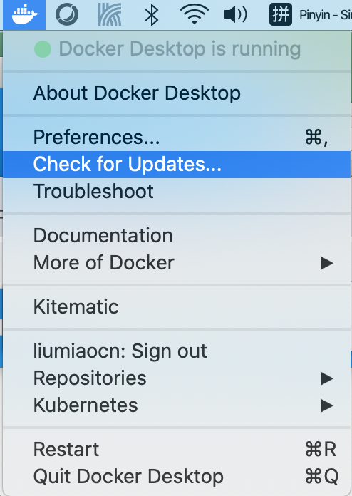 Docker基础：docker Desktop Community的手动更新方法 Mac Docer Desktop 升级 Csdn博客
