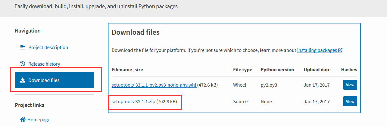 python 手动安装 setuptools与pip (适用于离线安装这两个包)_手动 setuptools-CSDN博客
