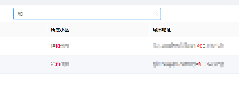 vue element el-table 表格搜索 搜索表格内容关键字标红 关键字高亮显示_vue模糊搜索后在table内标红-CSDN博客