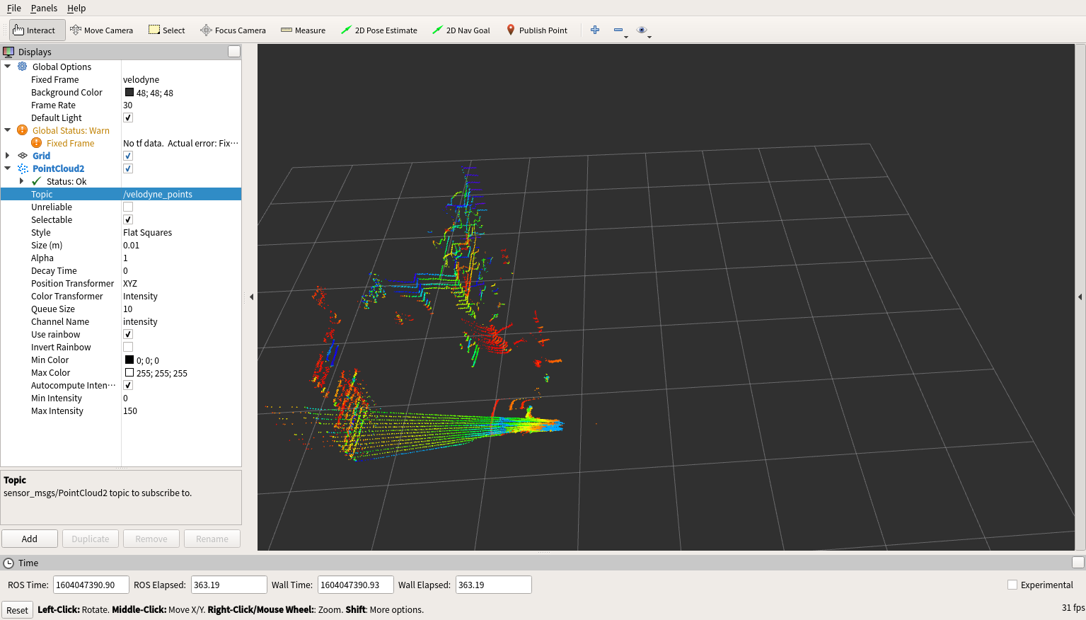 Velodyne VLP-16 激光雷达ROS下的配置_veloview-vlp-16-hires.xml 下载-CSDN博客