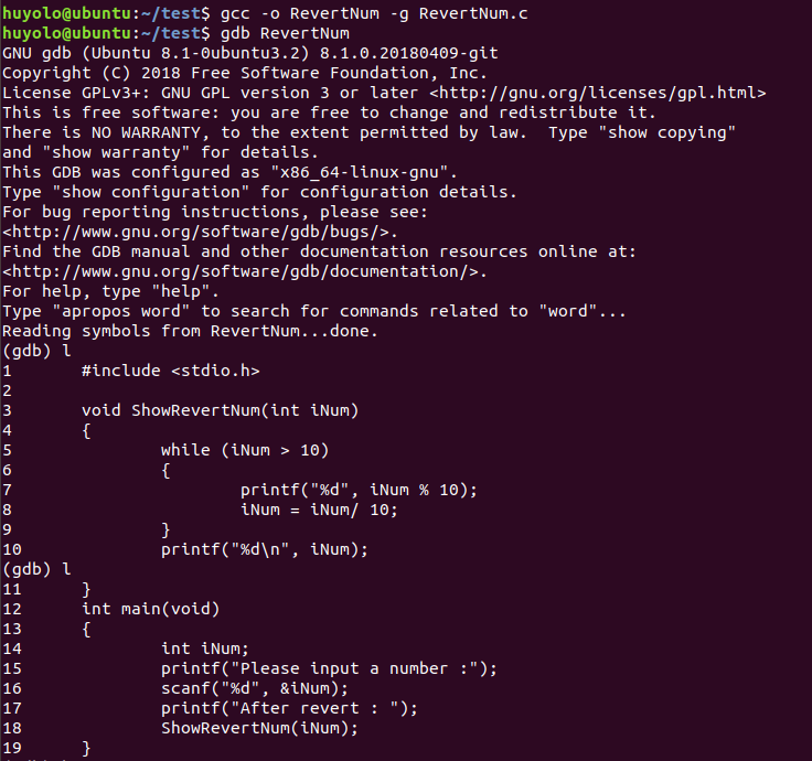 ubuntu使用GDB调试程序（入门）_ubuntu 命令行用gpd调试程序-CSDN博客