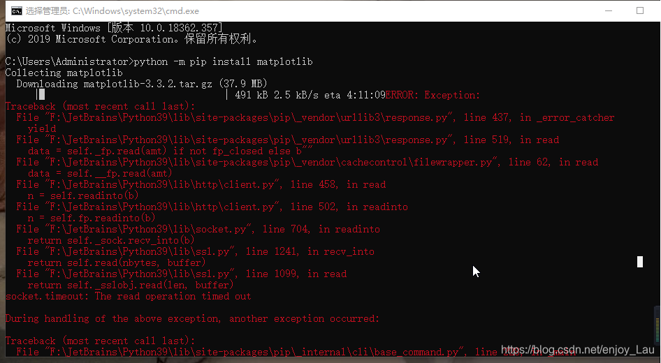Python中matplotlib库和numpy的安装如何安装numpy和matplotlib 库 Csdn博客