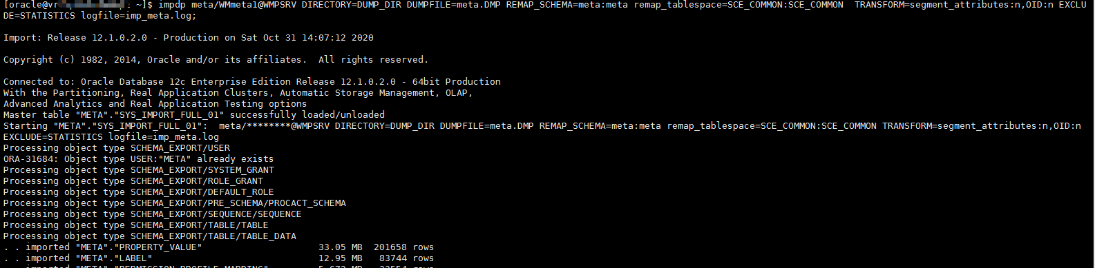 记一次impdp导入失败，失败指令为ORA-39002 ORA-39070 ORA-29283 ORA-06512 ORA-29283-CSDN博客