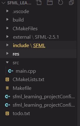 [笔记]基于VSCode使用cmake配置使用第三方库文件（SFML等）的项目_sfml cmake-CSDN博客