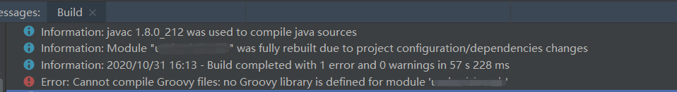 How To Solve The Idea Error Cannot Compile Groovy Files No Groovy Library Is Defined For Module