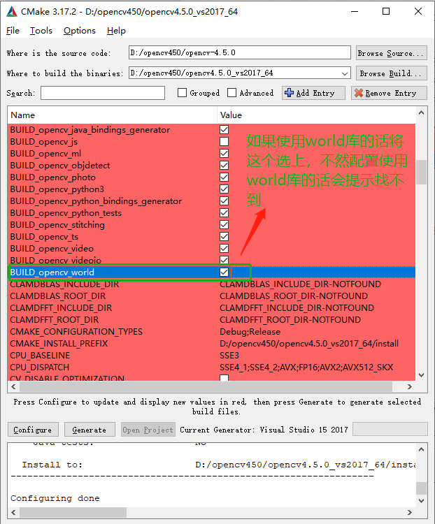 win10+vs2017+opencv4.5.0+opencv_contrib-4.5.0+cuda源码编译详细教程_win10 cmake opencv cuda-CSDN博客
