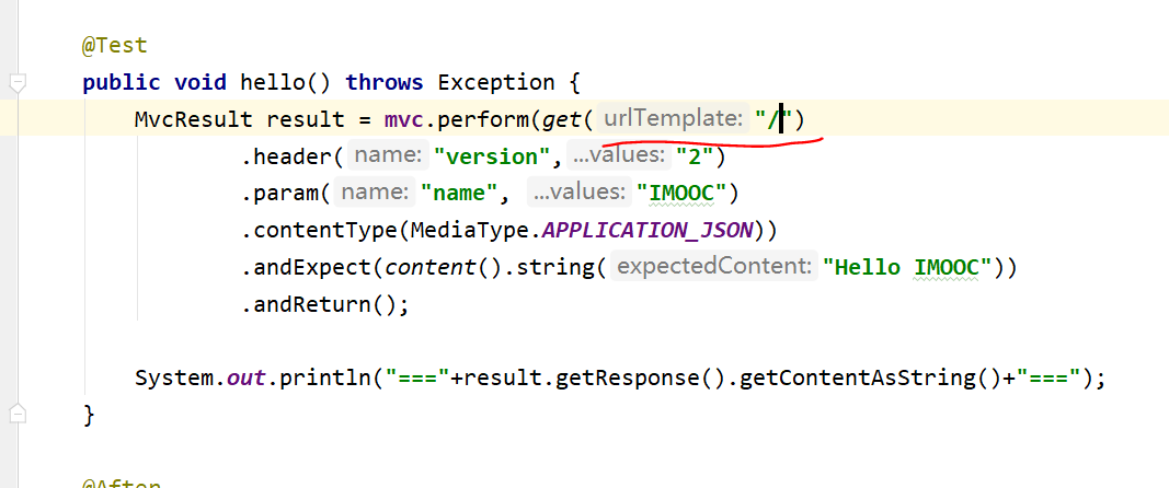 Javalangassertionerror Response Content Expected Hello Imooc Actual ＜click To See 