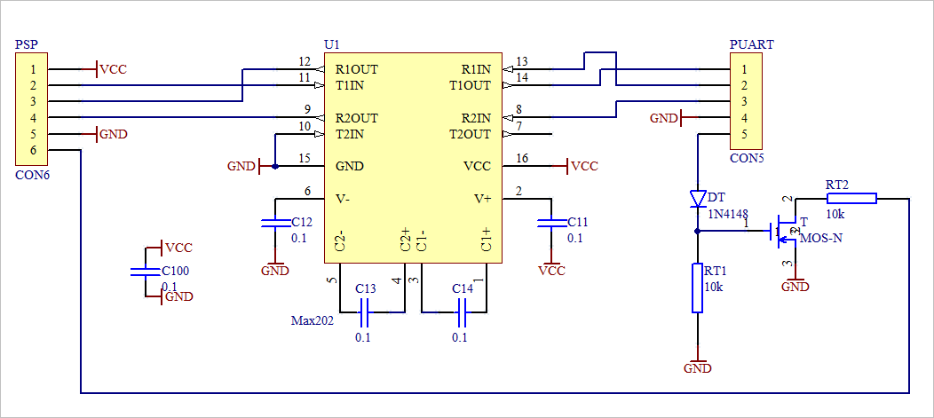 ADuC845串口下载模块制作_电路板下载模块-CSDN博客