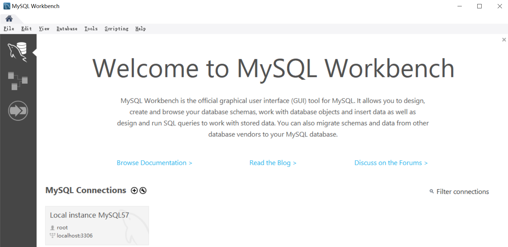 MySQL可视化工具MySQL workbench 8.0基本操作_mysql workbench8.0打开-CSDN博客