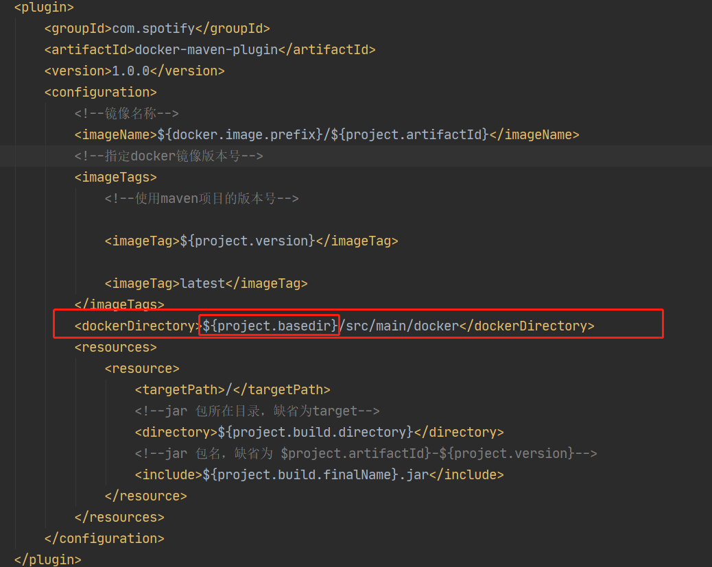 记springboot项目打包使用docker部署 basedir \src\main\docker does not exist_the requested profile ...