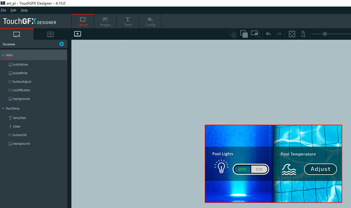 TouchGFX开发STM32界面应用之入门篇1 - 联合VS开发步骤（按钮、进度条测试）_touchgfx vs2010-CSDN博客