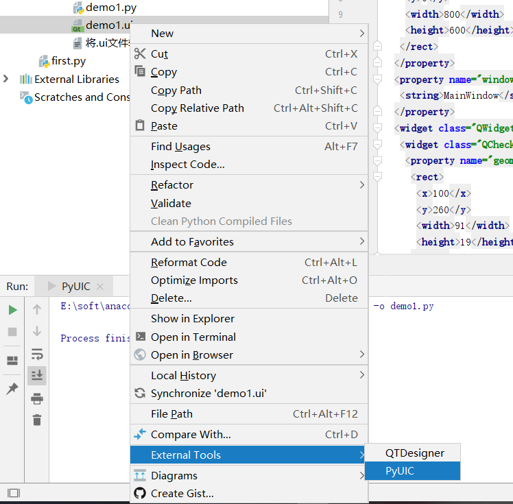 How to convert PyQt5's .ui file to .py file - Programmer Sought