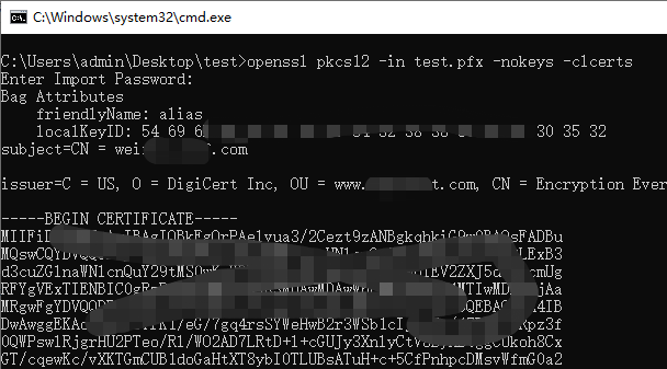 【SSL】openssl 提取 PKCS 证书库中的公钥、私钥、证书、密钥、CA证书_encryption everywhere dv tls ca - g1-CSDN博客
