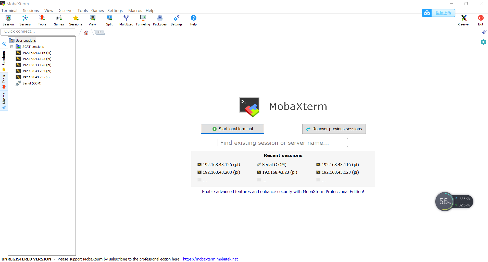Use shell to generate session templates for MOBAXTERM - Programmer Sought