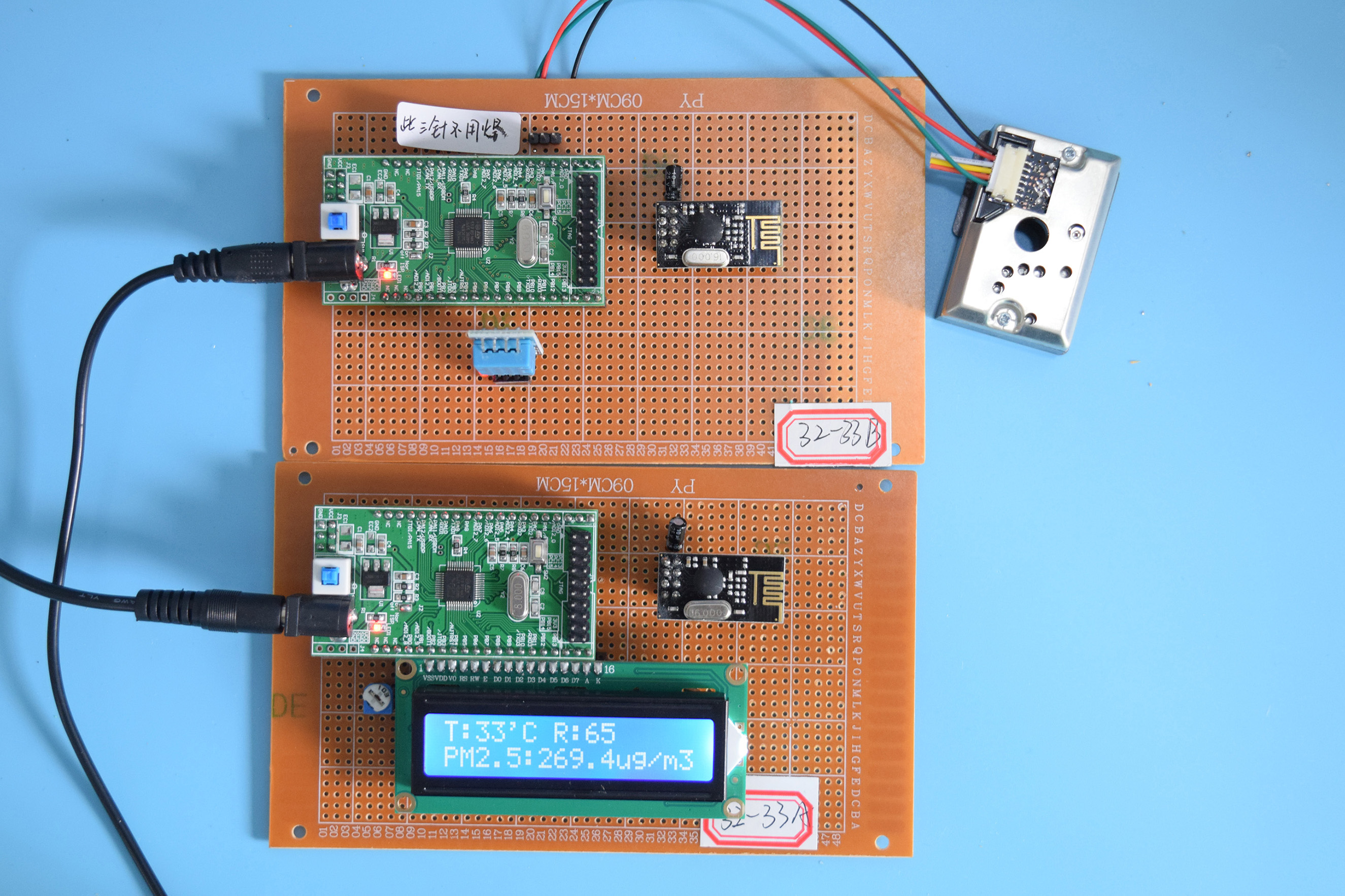 基于STM32智能大棚无线传输温湿度PM2.5监测系统设计-学习笔记 - MCU创新DIY - 博客园