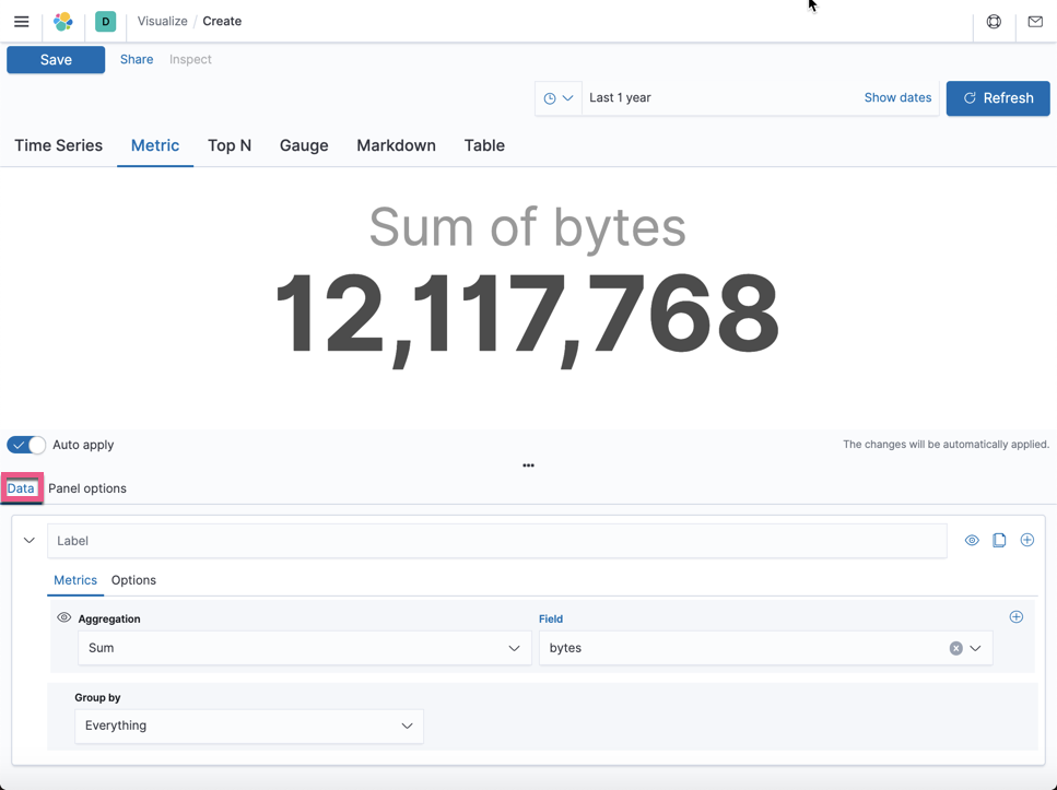 Kibana：运用 TSVB 中的 Metric 生成两个指标的可视化_tsvb metric是什么意思-CSDN博客