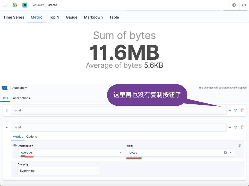 Kibana：运用 TSVB 中的 Metric 生成两个指标的可视化_tsvb metric是什么意思-CSDN博客