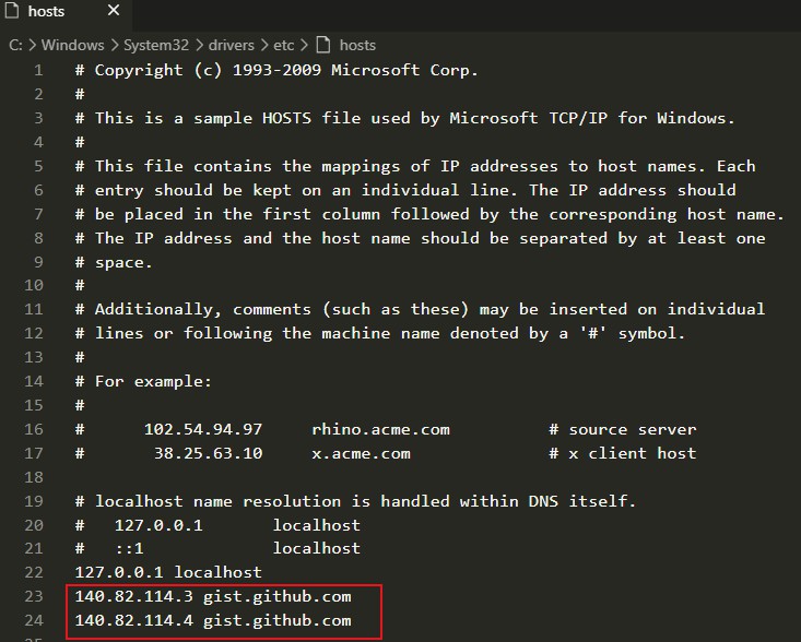 关于gist.github.com网站不能访问的解决办法_github gist 的地址-CSDN博客