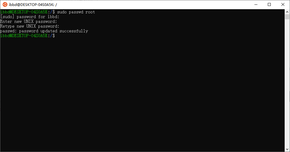 Linux 的 Windows 子系统 WSL 使用 root 用户_wsl 设置为root登录-CSDN博客