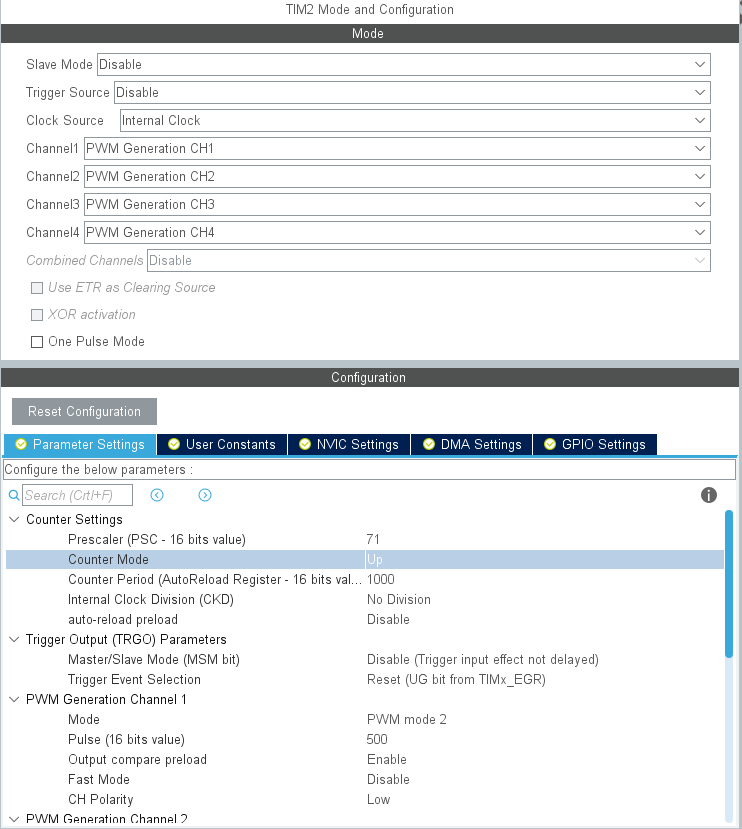 STM32F1/F7使用HAL库DMA方式输出PWM详解（输出精确数量且可调周期与占空比）_定时器dma产生pwm波-CSDN博客