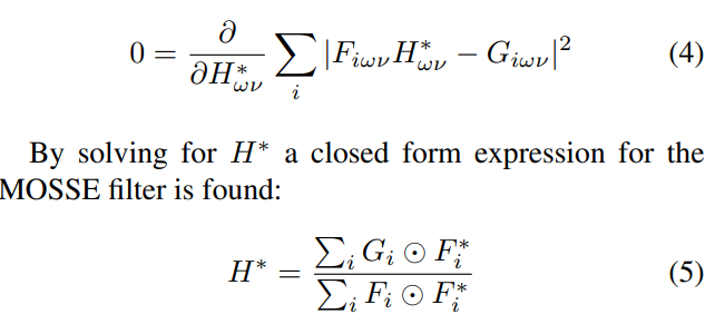 MOSSE相关滤波算法学习笔记_psr峰值旁瓣比-CSDN博客