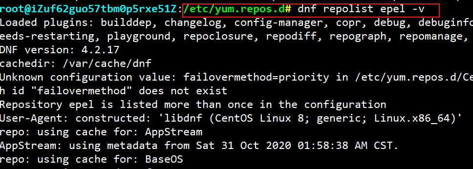 CentOS8 安装epel 使用阿里云镜像、更换国内源（阿里源）[转]_centos8 epel源-CSDN博客