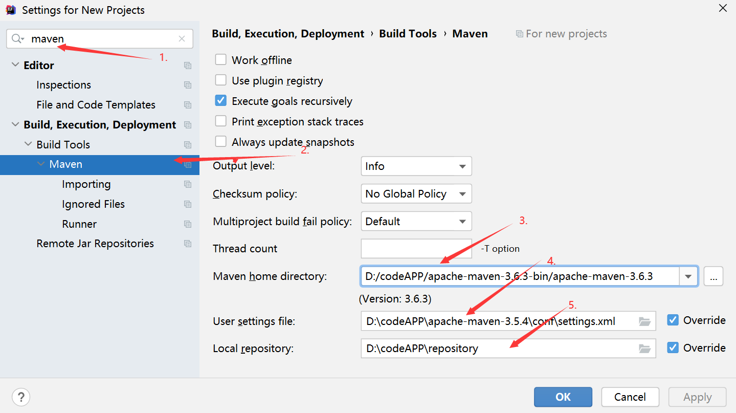 idea2020-配置所有项目（新建项目）的默认本地maven仓库的位置_idea2020设置maven默认路径-CSDN博客