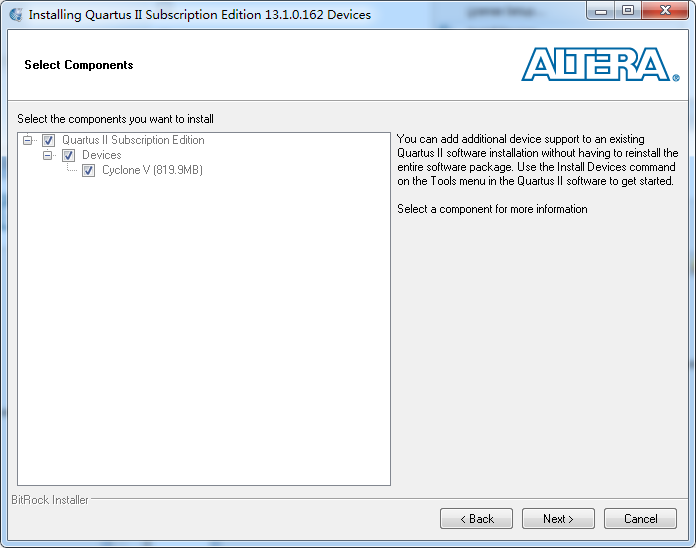 下载 Quartus II 13.1以及添加cyclone V的器件库_quartus cyclone-CSDN博客