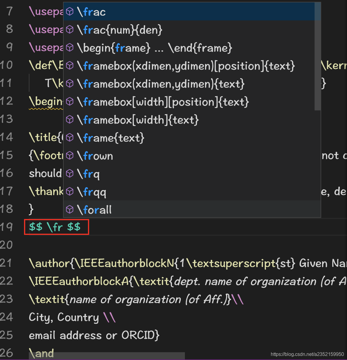 在vscode中使用latex高效书写论文教程 Dxwell的博客