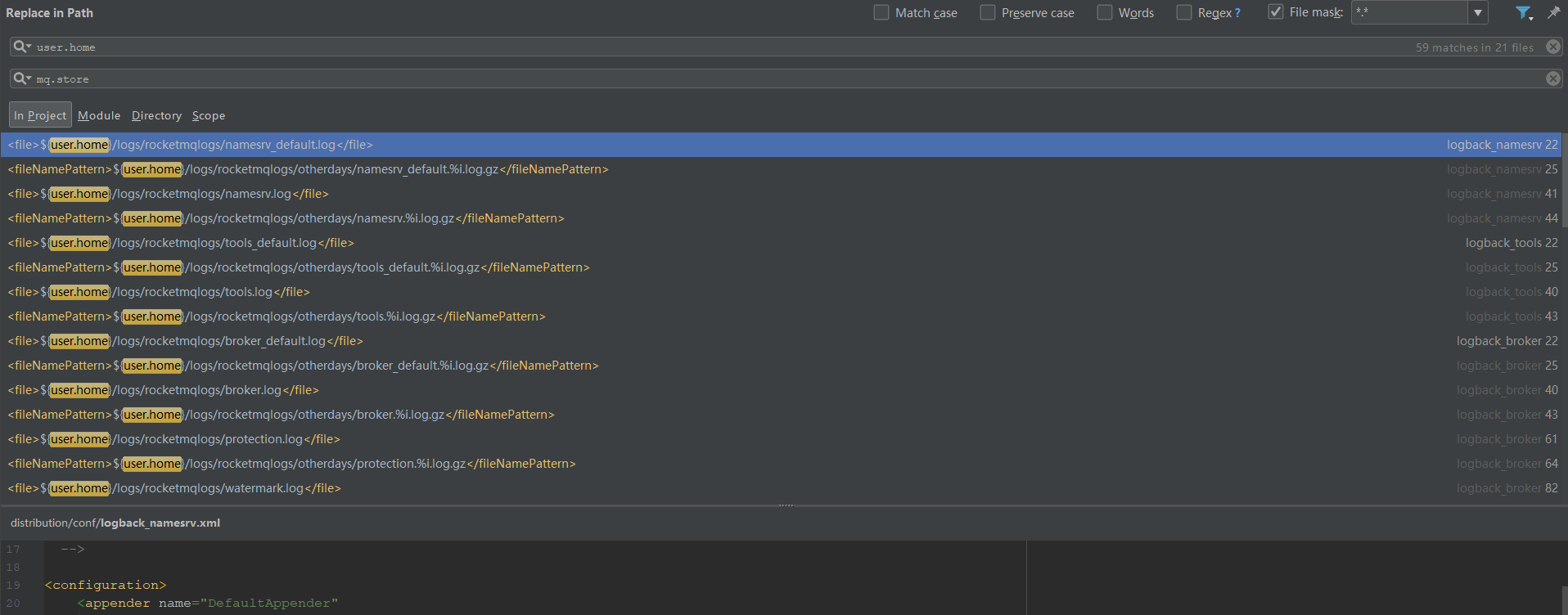 rocketmq修改存储路径_rocketmq user.home-CSDN博客