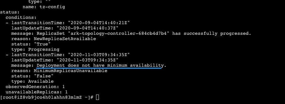 Deployment Does Not Have Minimum Availability Programmer Sought 