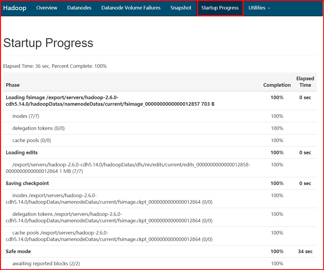 HDFS-Web界面介绍（50070）_disk usage of each datanode-CSDN博客