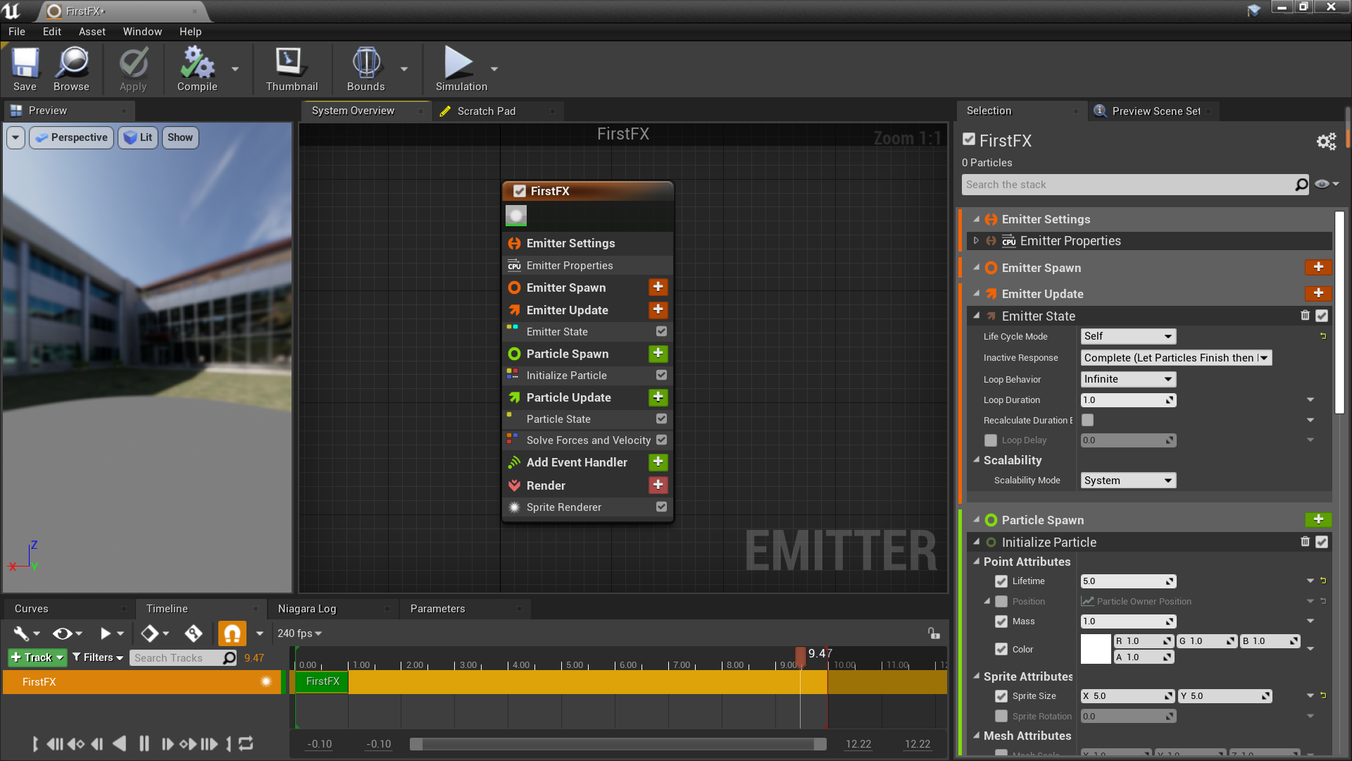 初探UE4.25特效系统Niagara_ue niagara-CSDN博客